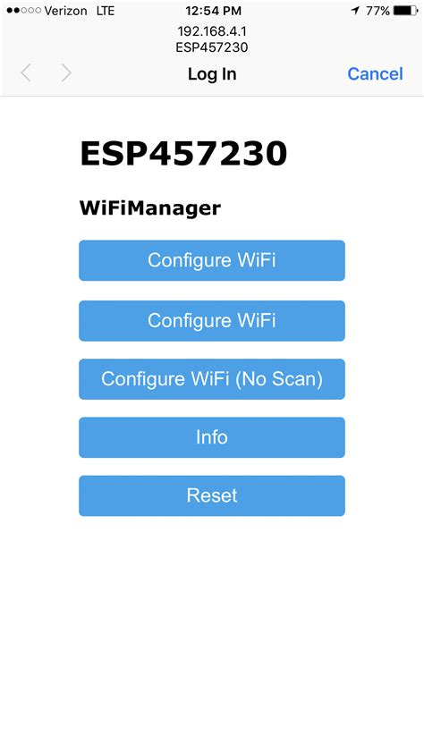 Convert Menu To Links Issue Tzapu WiFiManager GitHub