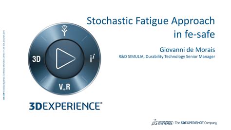 Pdf Stochastic Fatigue Approach In Fe Safe