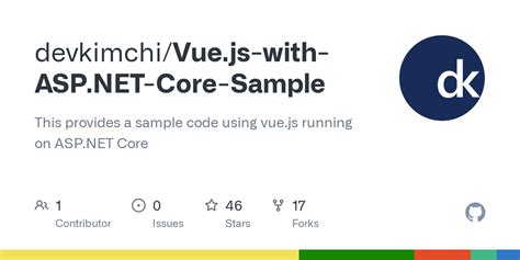 Github Devkimchi Vue Js With Asp Net Core Sample This Provides A Sample Code Using Vue Js