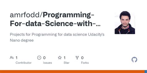 Github Amrfoddprogramming For Data Science With Python Projects For Programming For Data