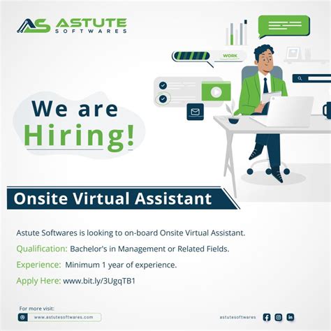 Virtualassistant Assistantjobs Astutesoftwares Joinourteam Astute