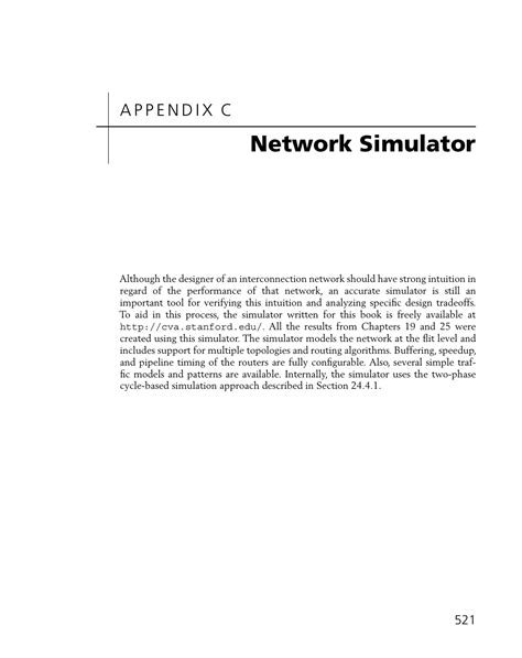 Appendix C Network Simulator Principles And Practices Of