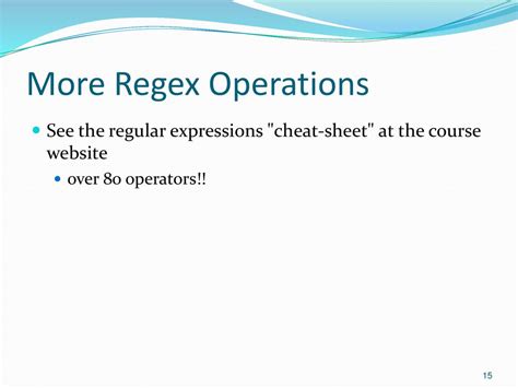 1 5 regular expressions res ppt download
