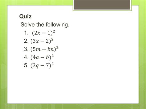 square of binomial pptx
