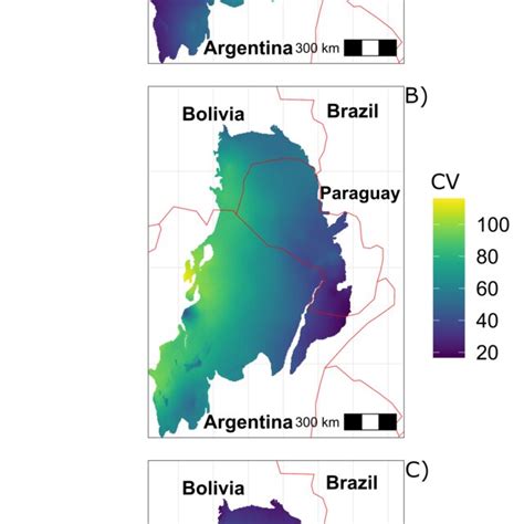 Maps Of The Climatic Variables Annual Precipitation A Precipitation