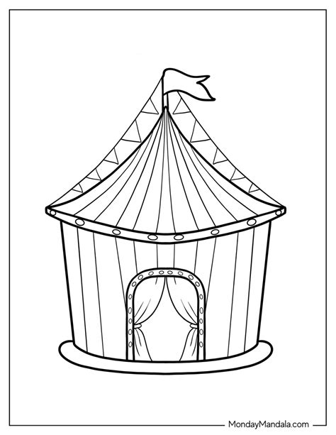 Circus Tent Coloring Pages