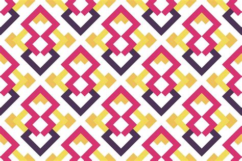 Geometric Seamless Pattern Abstract Graphic Background With Squares Lines Grid Simple Geo