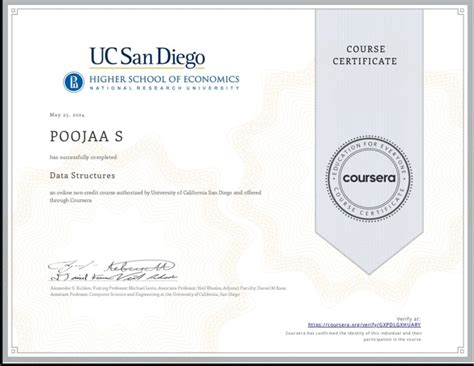 Completed Data Structures Course On Coursera Poojaa Sivakumar Posted