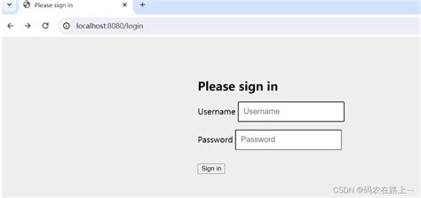 Springsecurity入门 Csdn博客