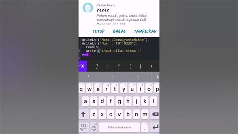 Cara Membuat Program Memasukan Nilai Dengan Menggunakan Coding Array Dimensi 1 Youtube
