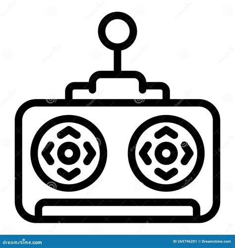 Car Joystick Icon Outline Vector Model Robot Stock Illustration Illustration Of Hobby Drone