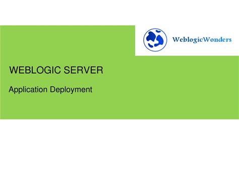 ppt weblogic server powerpoint presentation free download id 2520220
