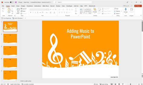 Adding Music To Powerpoint Presentations FPPT