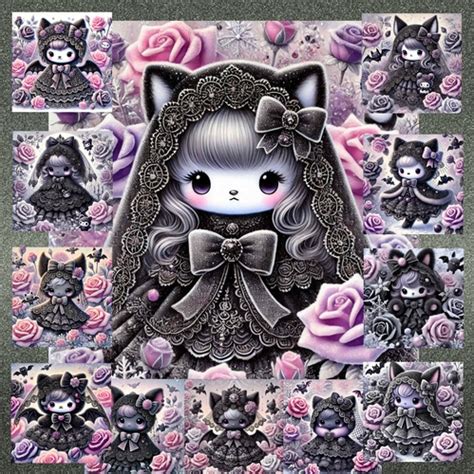 Goth Kitty Cup1354805 77133 Craftsuprint
