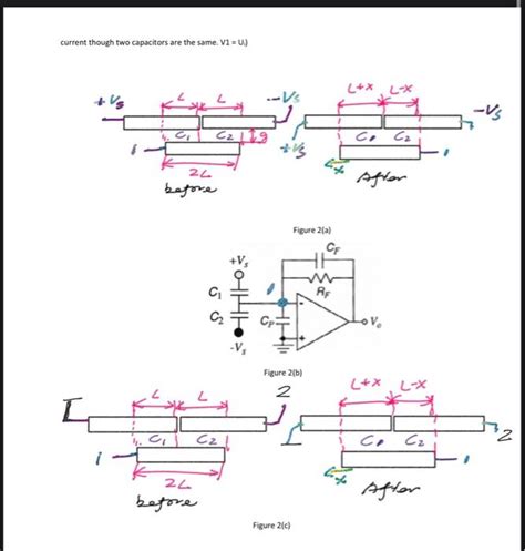 Solved A Differential Capacitive Sensor Is Interfaced Using Chegg Com