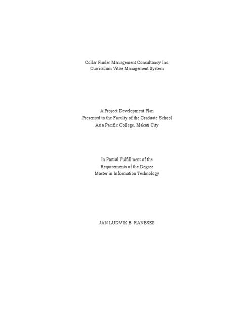 Sample Capstone Project Download Free Pdf Project Management