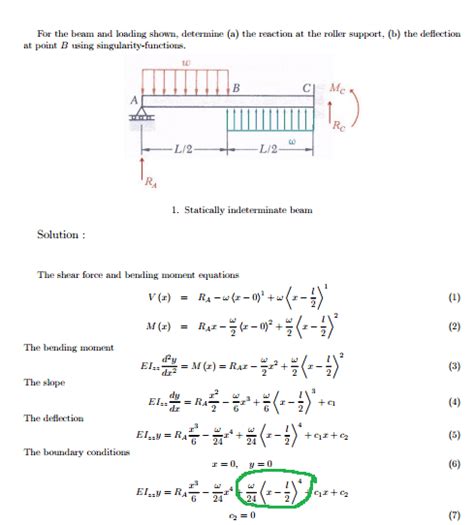 Understanding Singularity Functions And Solving Equations With