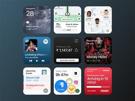 Watch Widgets Ui By Soundar R On Dribbble