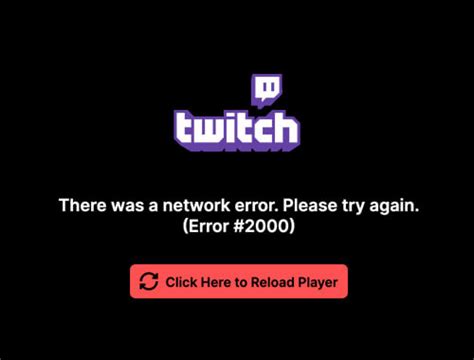Twitch Error Codes How To Fix Twitch Error 2000 3000 5000