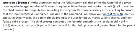 Solved Question 2 Points 8 Write A Program Using The