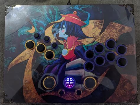 Cad Hitbox Button Layout Pdf Drilling Template An Accurate