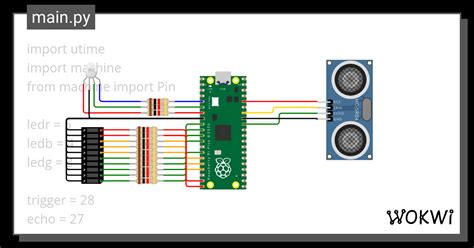 abstandssensor wokwi esp32 stm32 arduino simulator