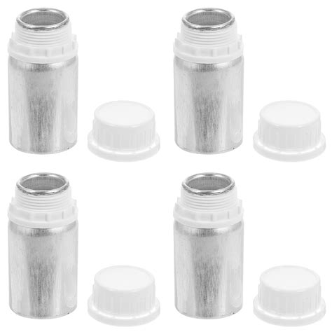 Masteelf 4pcs Laboratory Reagent Bottle Liquid Storage Containers Empty