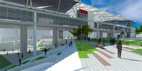 Mrt Station And Transitional Space Farmgate Kuad