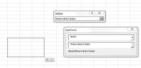 Excel Vba Dialog Box To Select Range In Different Workbook Stack