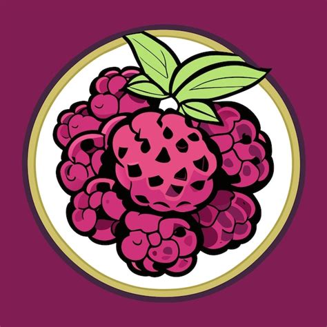 Premium Vector Raspberry Vector Illustration