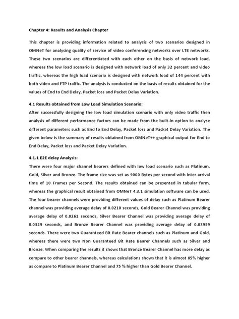 Analysis Of Quality Of Service Metrics For Video Conferencing Over Lte