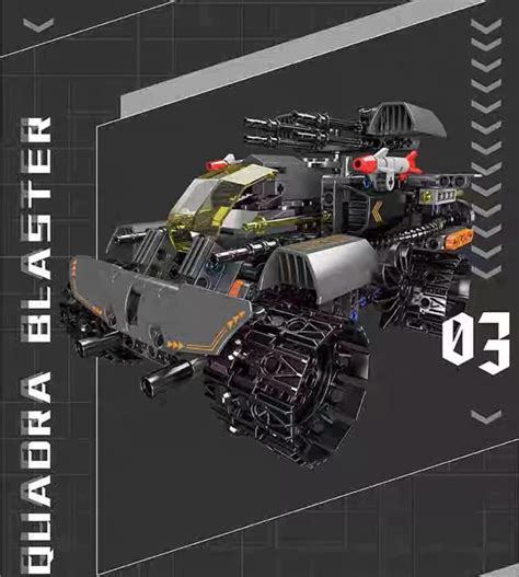 Mould King 15083 Max Sci Fi War Three Transformation Rc Robots With 588