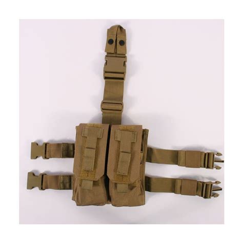 Drop Leg Double M4sa80m16 Twin Mag Pouch Coyote