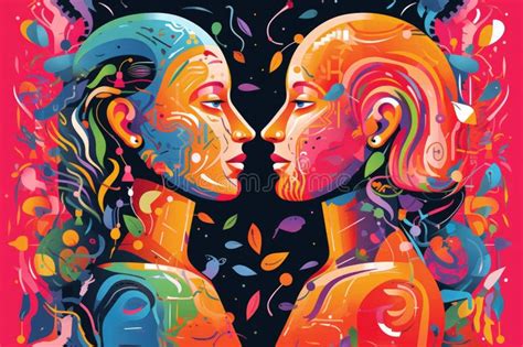 Natural Language Understanding And Artificial Intelligence Generative Ai Stock Illustration