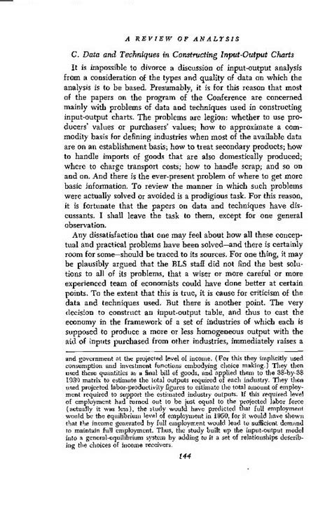 Pdf A Review Of Input Output Analysis Dokumen Tips