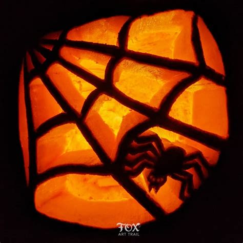 Spiderweb Pumpkin Carving Etsy