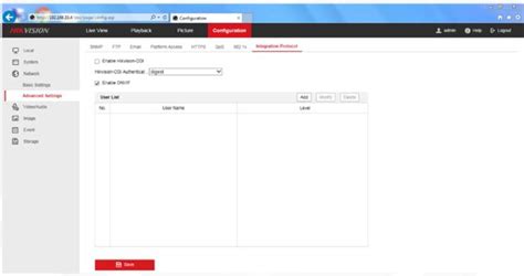 آموزش تصویری فعال کردن ONVIF در دوربین مداربسته هایک ویژن