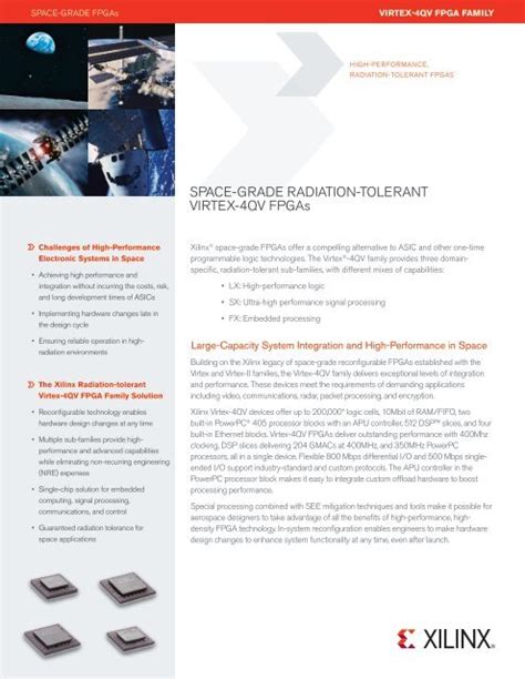 Virtex QV FPGA Product Brief Xilinx