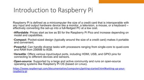 IoT For Data Science Module 5 Raspberry Pi Pptx