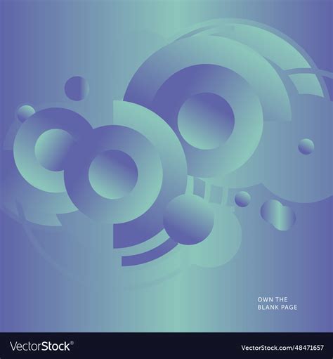 Dynamic Abstract Connect Circles Design Gradient Vector Image