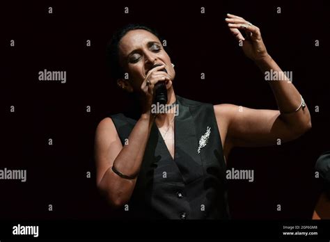 Noa During The Concert At Cavea Auditorium Parco Della Musica Rome