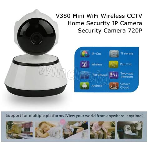 Wireless Ip Camera 720p Hd Security Cam With Night Vision Two Way