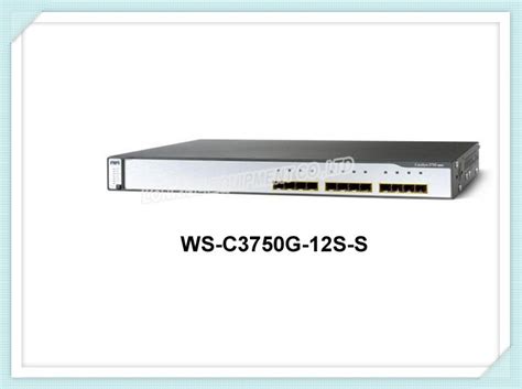 Cisco Switch Ws C3750g 12s S 12 Sfp Gigabit Port Optical Fiber Switch