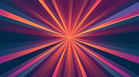 Sunburst Pattern Radial Background Premium Ai Generated Image