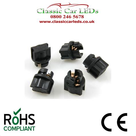 T5 286 508 74 V2 Bulb Base Twistlock Socket Wedge Dashboard Instrument Panel Classic Car Leds Ltd