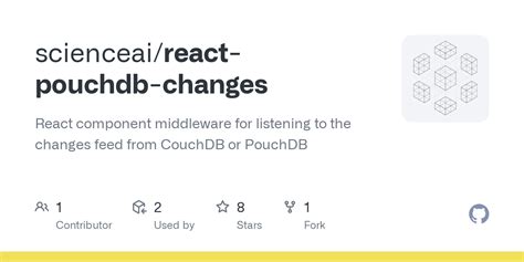 GitHub Scienceai React Pouchdb Changes React Component Middleware For Listening To The
