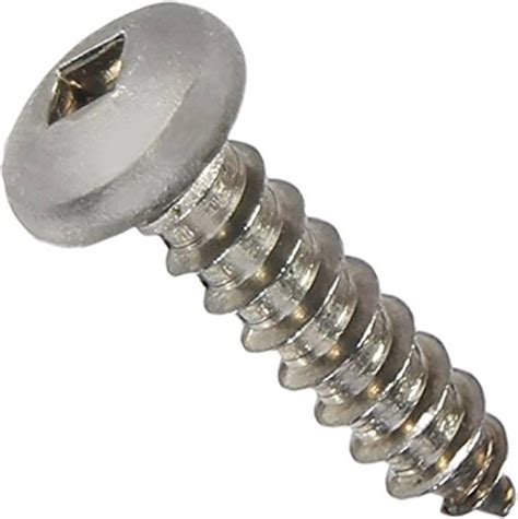 Hillman 70912 10 X 34 Inch Stainless Steel Pan Head Square Drive Sheet Metal Screw