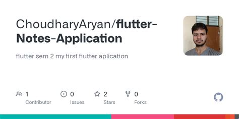 Github Choudharyaryanflutter Notes Application Flutter Sem 2 My
