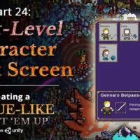 Creating A Rogue Like Like Vampire Survivors In Unity Part Next Level Character Select