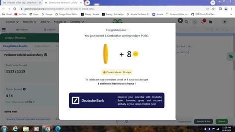 Pratham Bhondekar On Linkedin Gfg Geekstreak2024 Geekforgeeks Day24completed Deutschebank